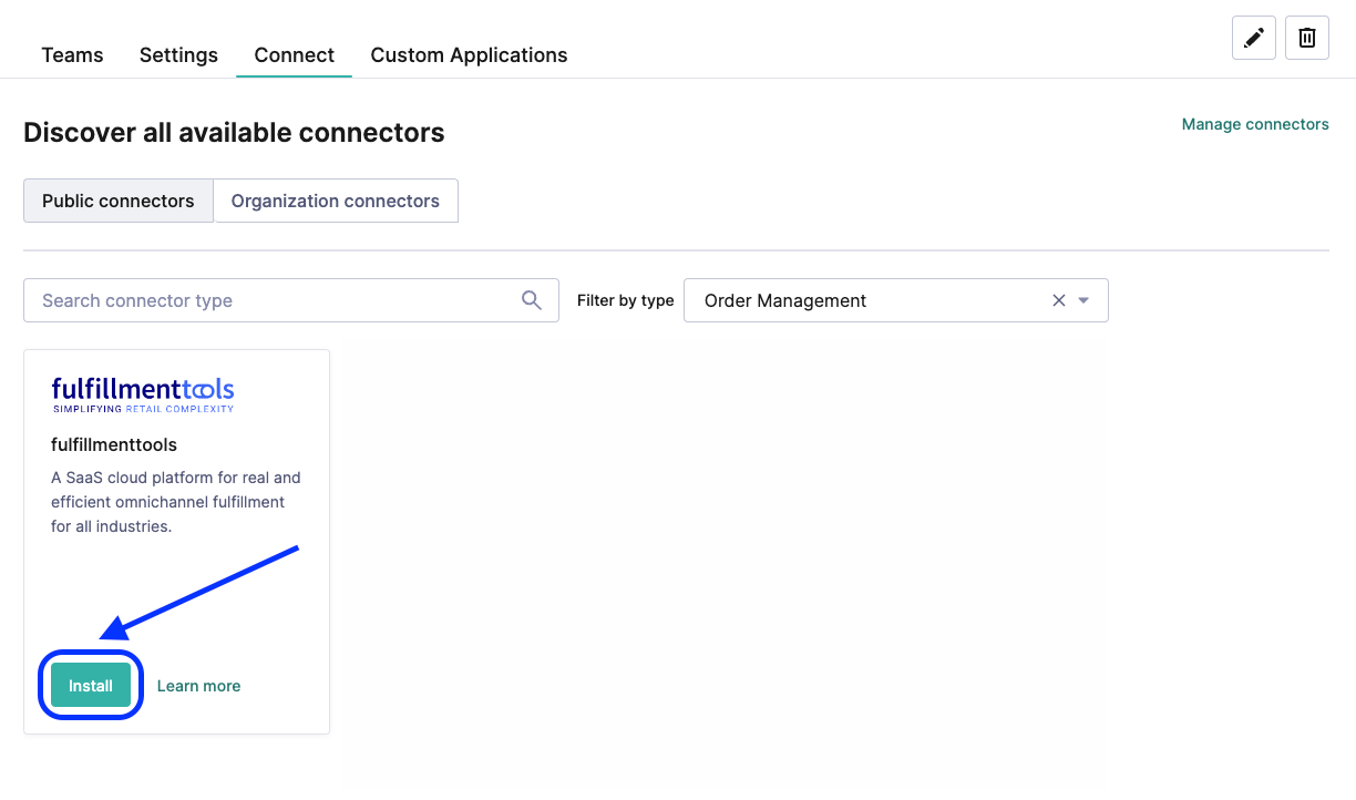 fulfillmenttools Blog: Integrating commercetools connect
